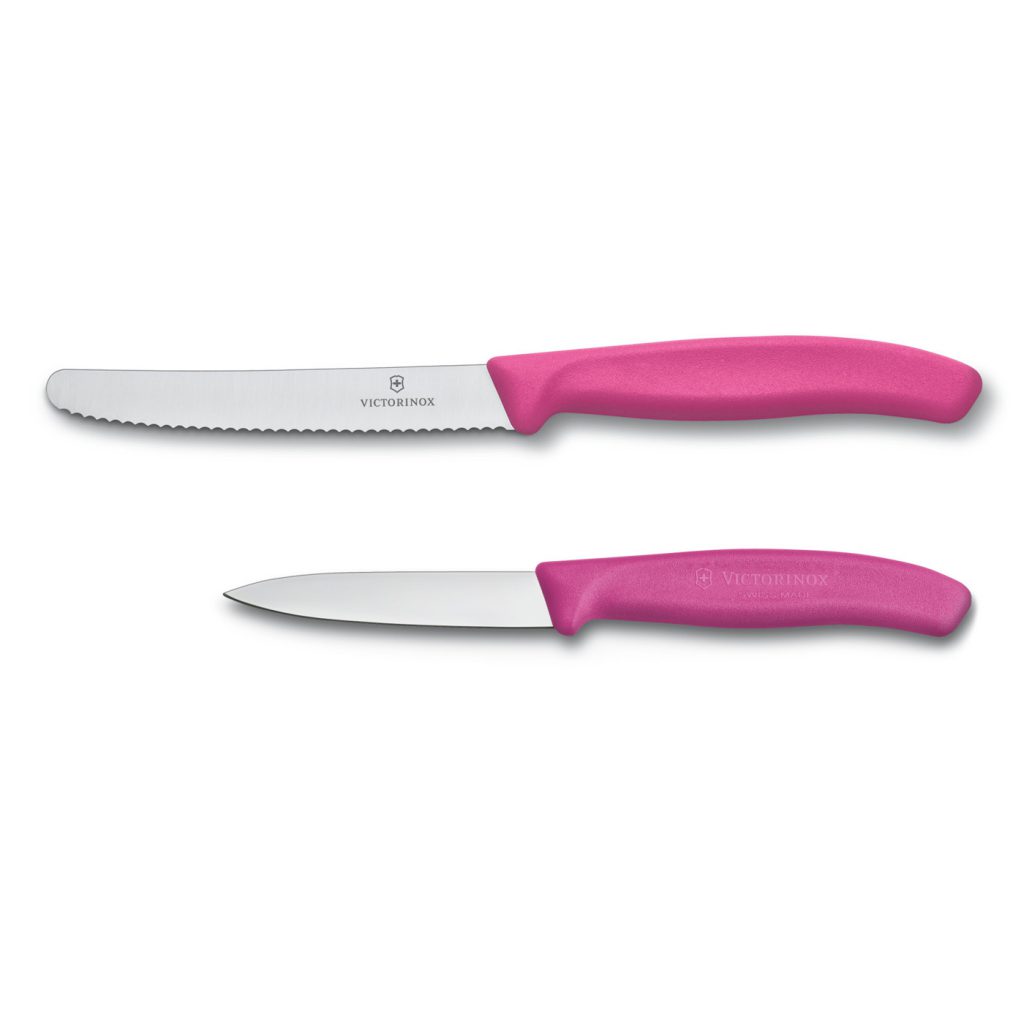 VICTORINOX PINK PARING/SERRATED KNIFE SET | Rush's Kitchen